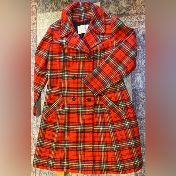 Pendleton | Jackets & Coats | 95s Pendleton Bright Red Tartan Plaid ...